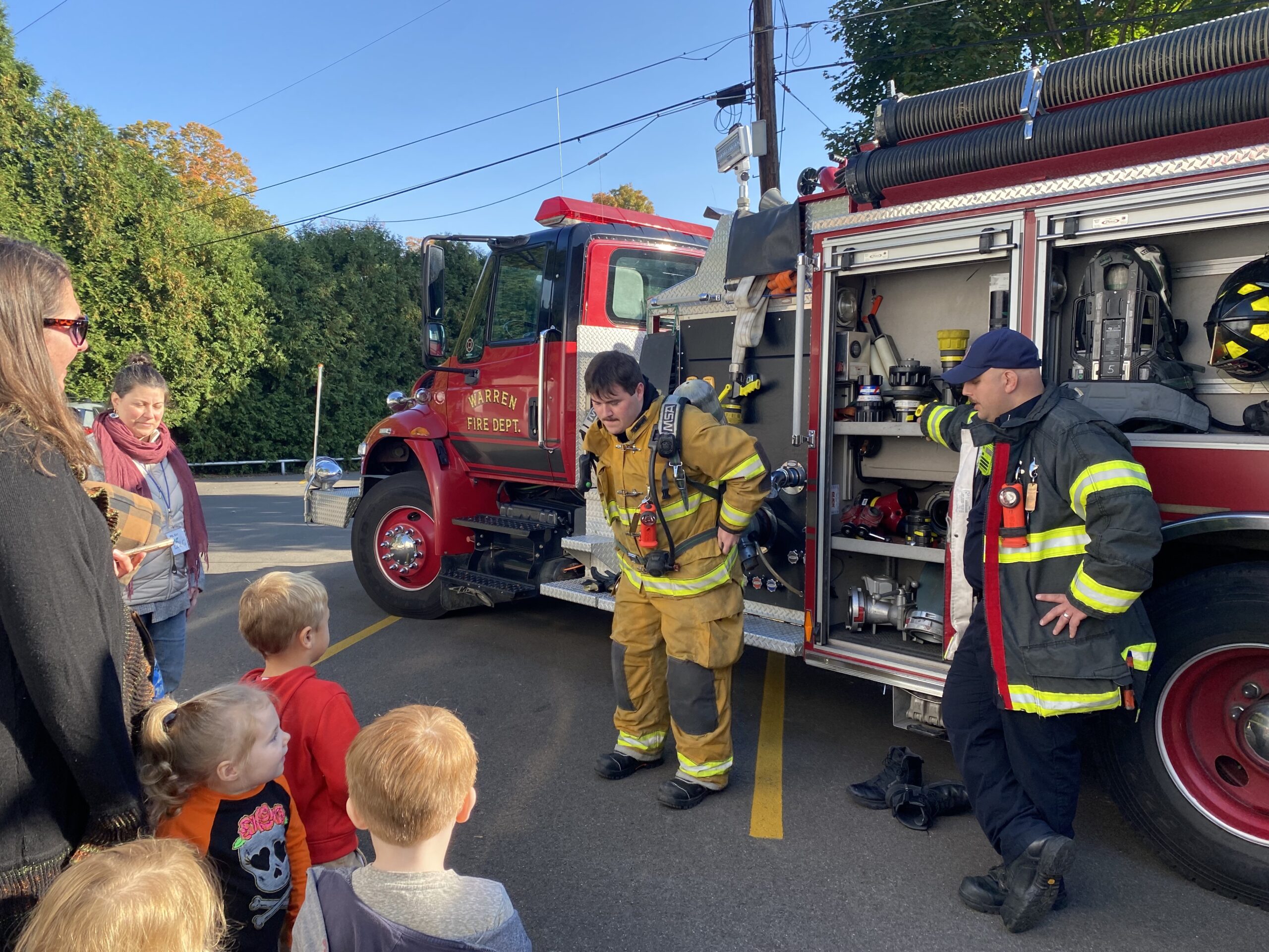 Warren firefighters take fire safety message to pre-schoolers | News ...